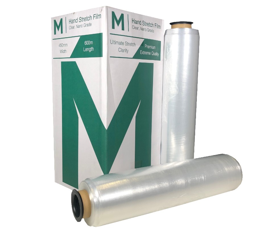 Stretch Film - Hand Stretch Film 450mm x 600m x 6mu (4) Clear - Kiwi ...