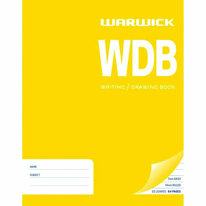 Warwick Writing & Drawing Book 32 Leaf 230x180mm - Kiwi Business