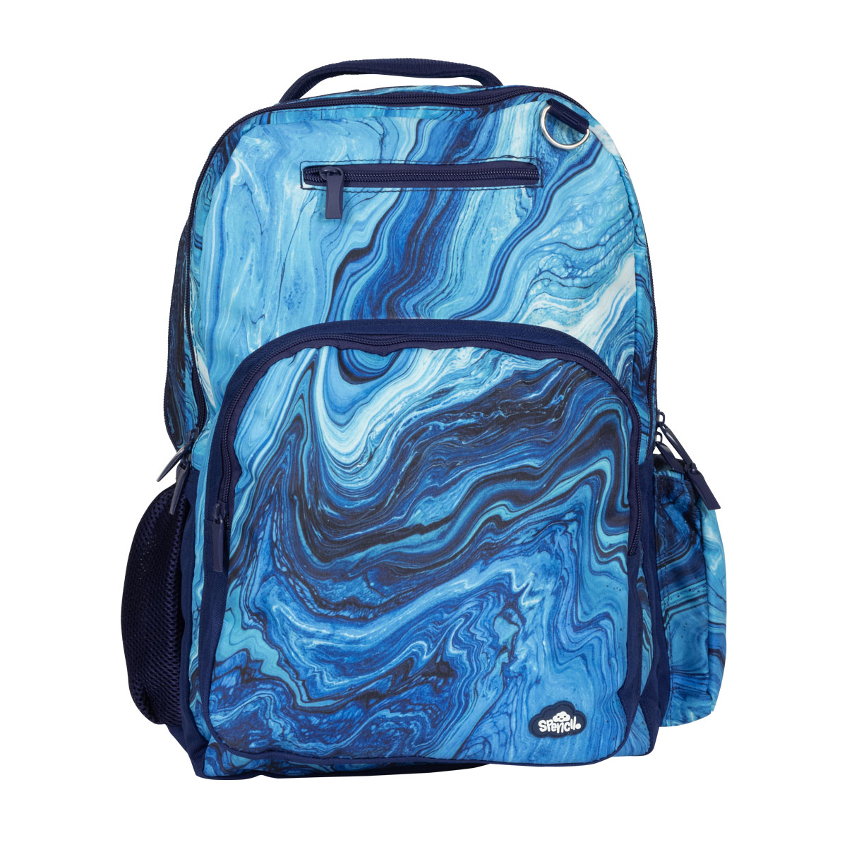 Spencil Ocean Marble Backpack 450 X 370mm - Kiwi Business