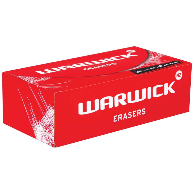 Warwick Single Eraser Small - Kiwi Business