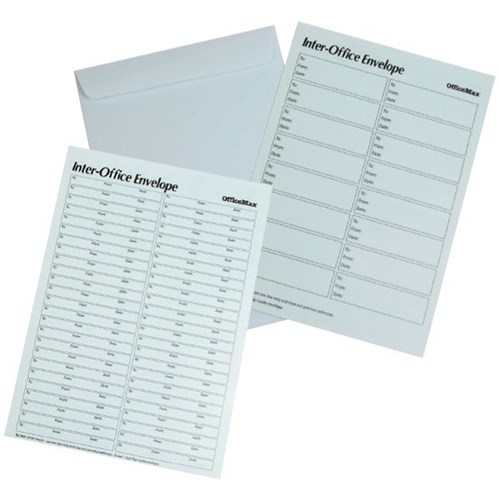 Croxley E35 White Inter-Office Envelope Box250 - Kiwi Business