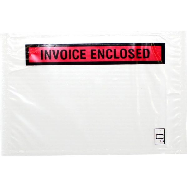 Cumberland Labelopes INVOICE ENCLOSED 155x115mm 100/Pkt - Kiwi Business