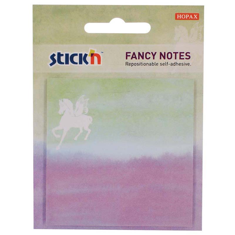 Stick'n Fancy Notes Pegasus 76x76mm 30 Sheets - Kiwi Business