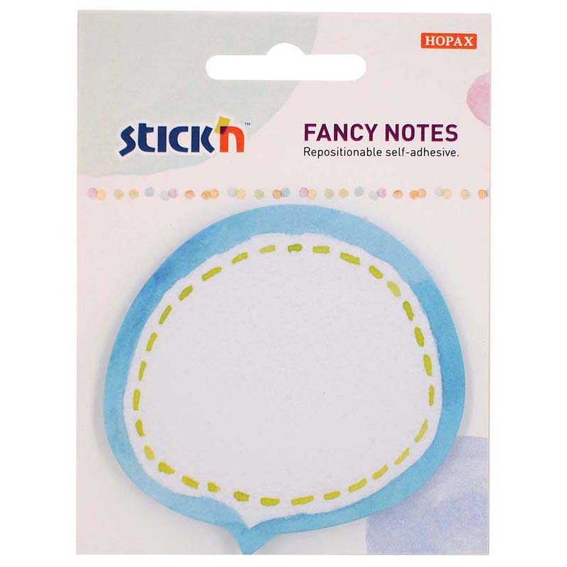 Stick'n Fancy Notes Bl Speech 70x70mm 30 Sheets - Kiwi Business