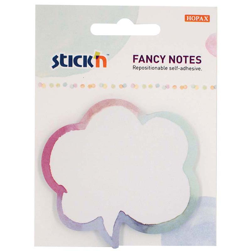 Stick'n Fancy Notes Col Speech 66x70mm 30 Sheets - Kiwi Business