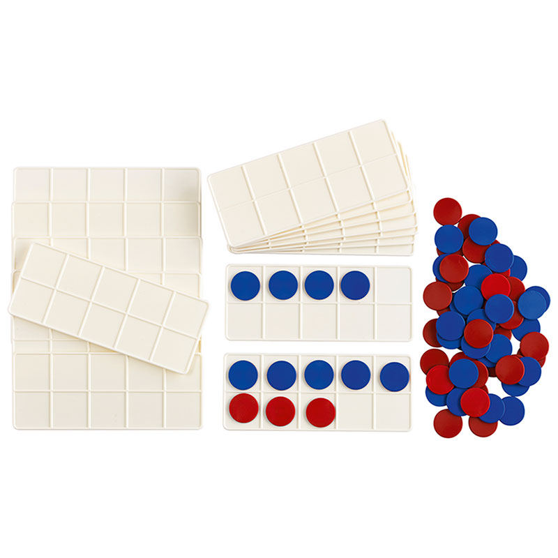 EDX Plastic Ten Frame Set - Kiwi Business