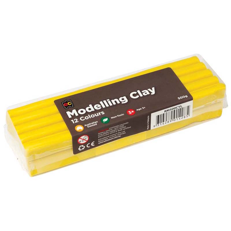 EC Modelling Clay Yellow 500gm - Kiwi Business