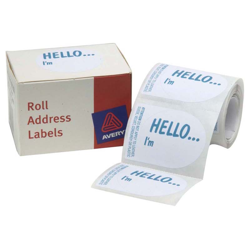 Avery Label Dispenser DMO5843HE Hello I'm - Kiwi Business