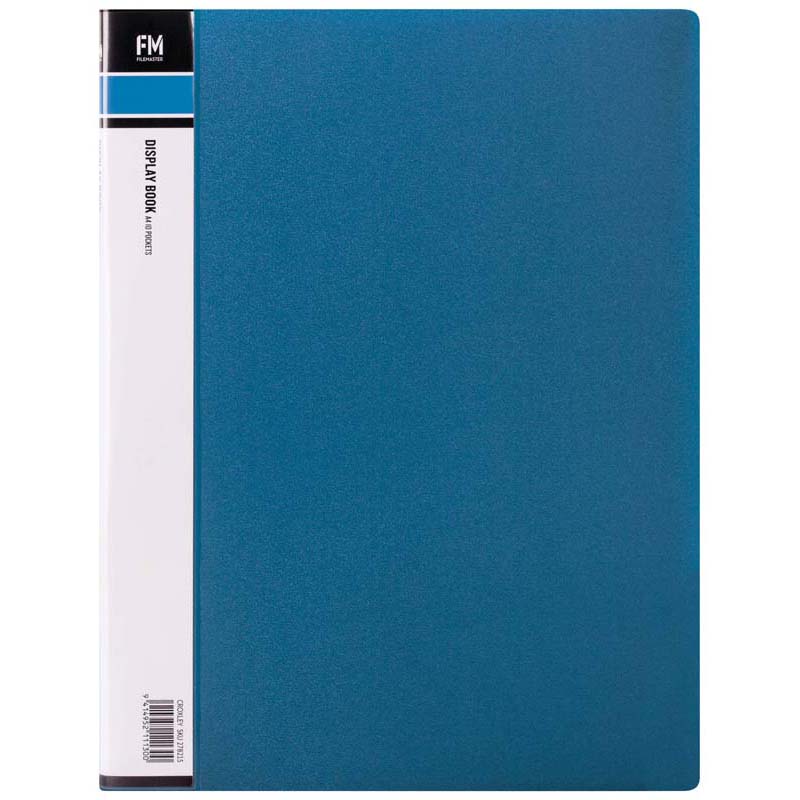 FM Display Book A4 Blue 10 Pocket - Kiwi Business