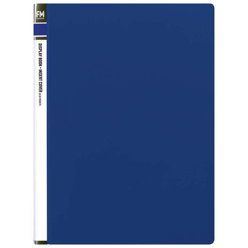 FM Display Book Blue Insert Cover 40 Pocket - Kiwi Business