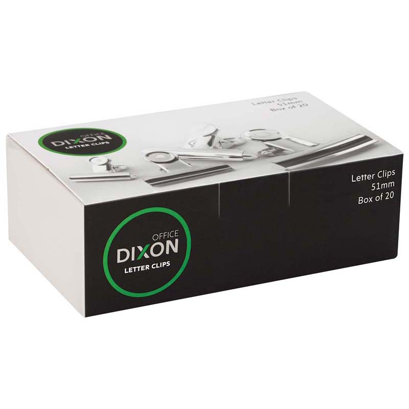 Dixon Letter Clip 51mm Each - Kiwi Business