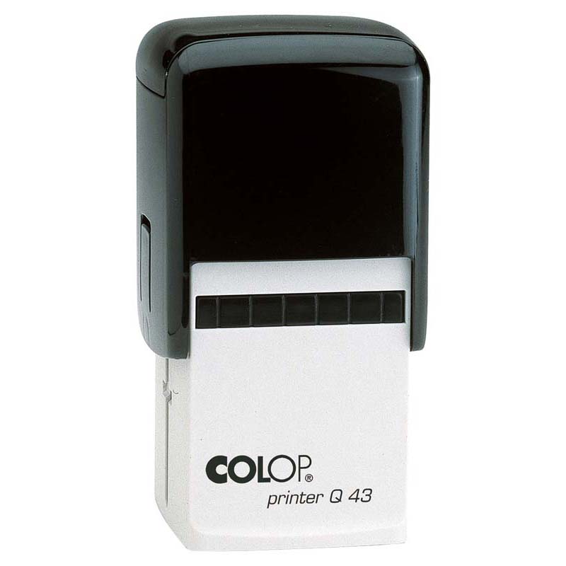 Colop Stamp Printer Q43 Black 43x43mm - Kiwi Business