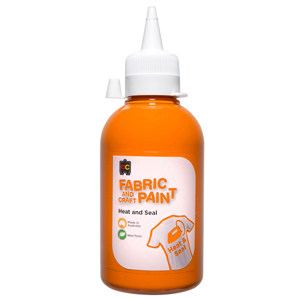 EC Paint Fabric and Craft Orange 250ml - Kiwi Business