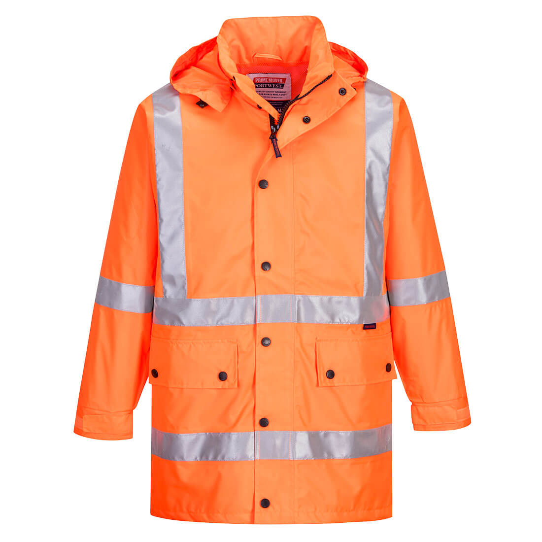 Max Rain Jacket with Cross Back Tape - MX306ORR - Orange - Kiwi Business