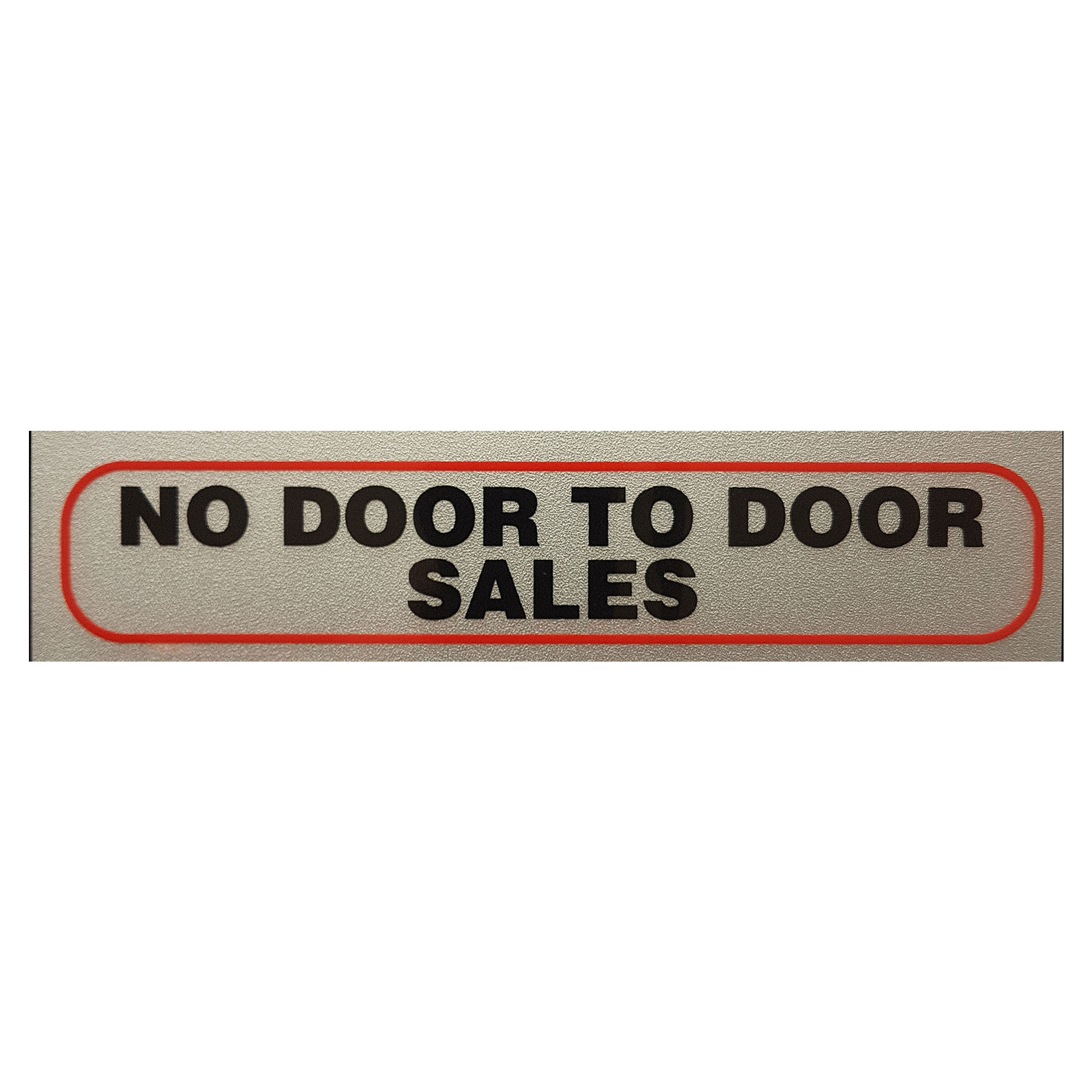 Rosebud Sign No Door To Door Sales - Kiwi Business