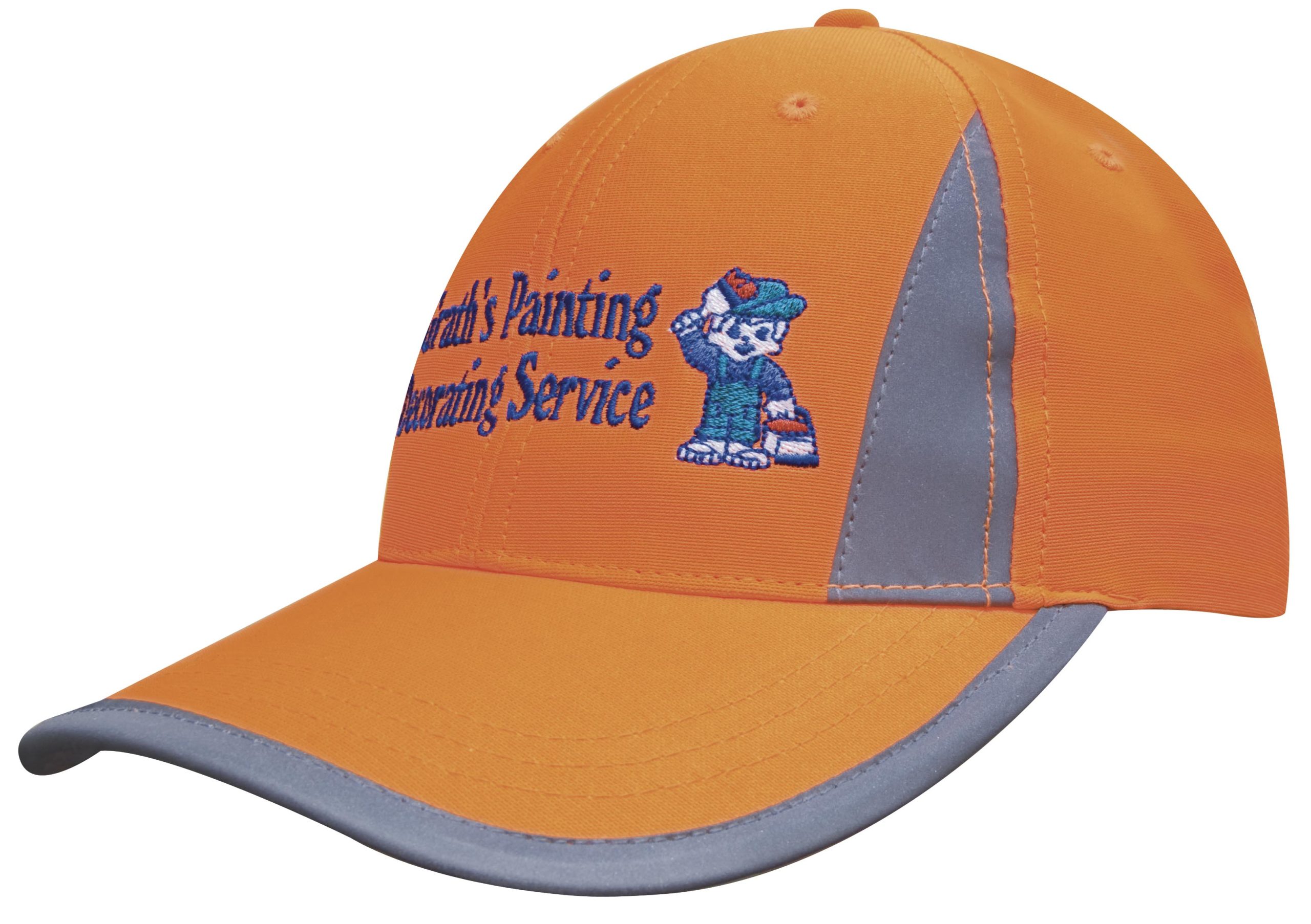 Luminescent Safety Cap with Reflective Inserts and Trim - Kiwi Business