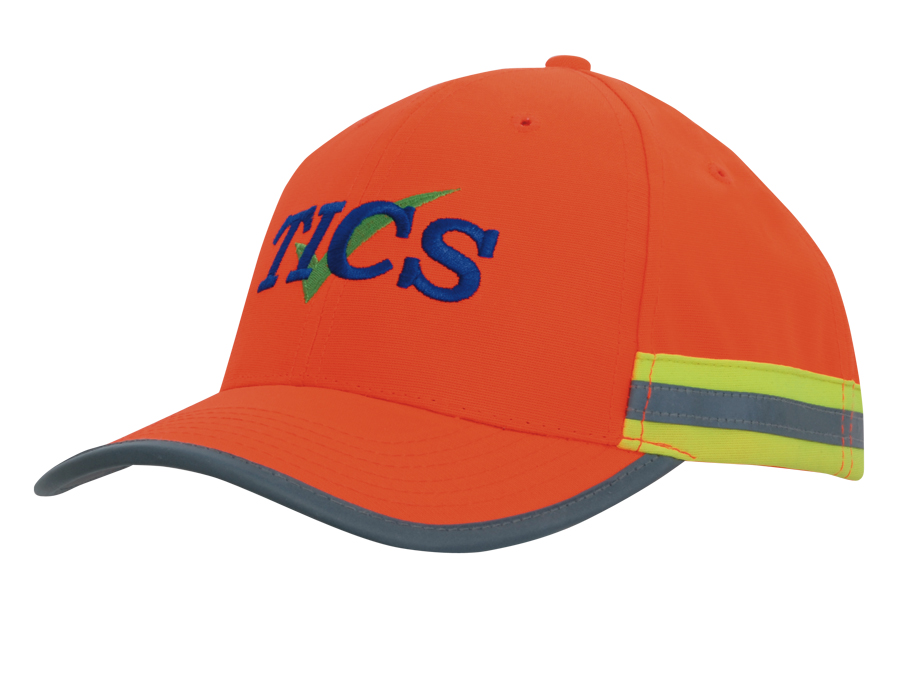 Luminescent Safety Cap with 2 Tone Reflective - Kiwi Business