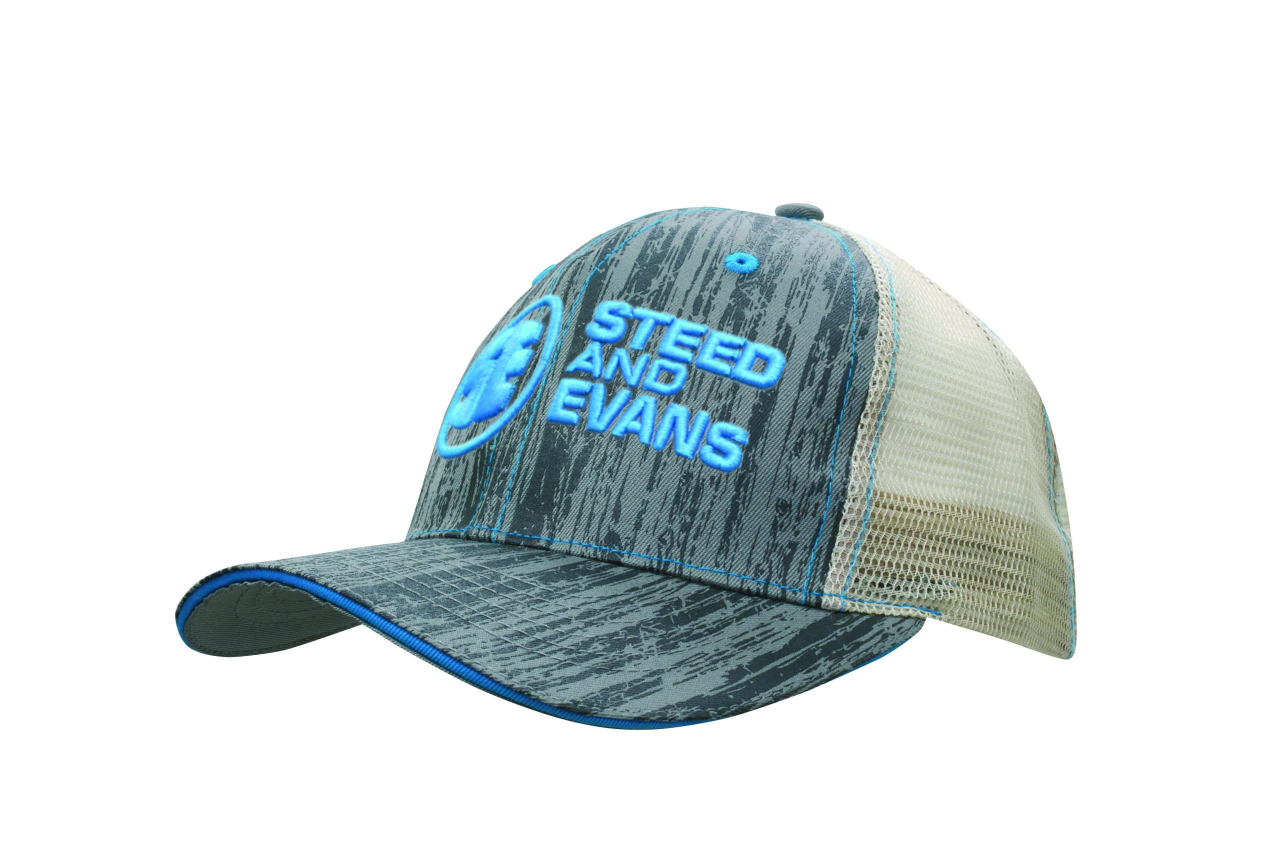 Wood Printed with Mesh Back - Kiwi Business