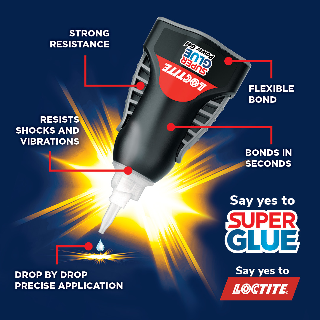 Loctite Superglue Power Flex Gel Control 3g - Kiwi Business